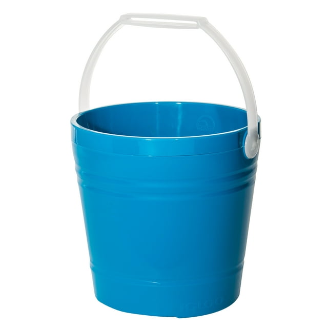 Igloo 10 qt Party Pail Chest Ice Bucket Blue Foam Insulated ...