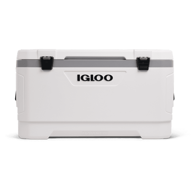 Igloo 100 QT Latitude Marine Ultra Hard-Sided Cooler, White and ...