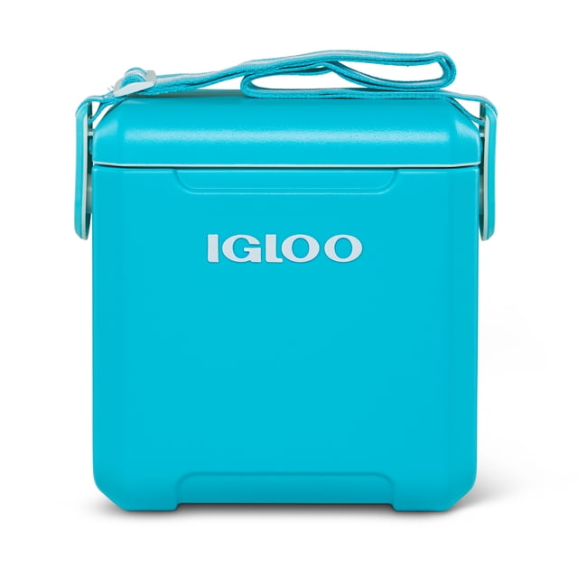 Igloo Tag Along Too 11 QT Hard Side Turquoise Blue Cooler, Spill-proof ...