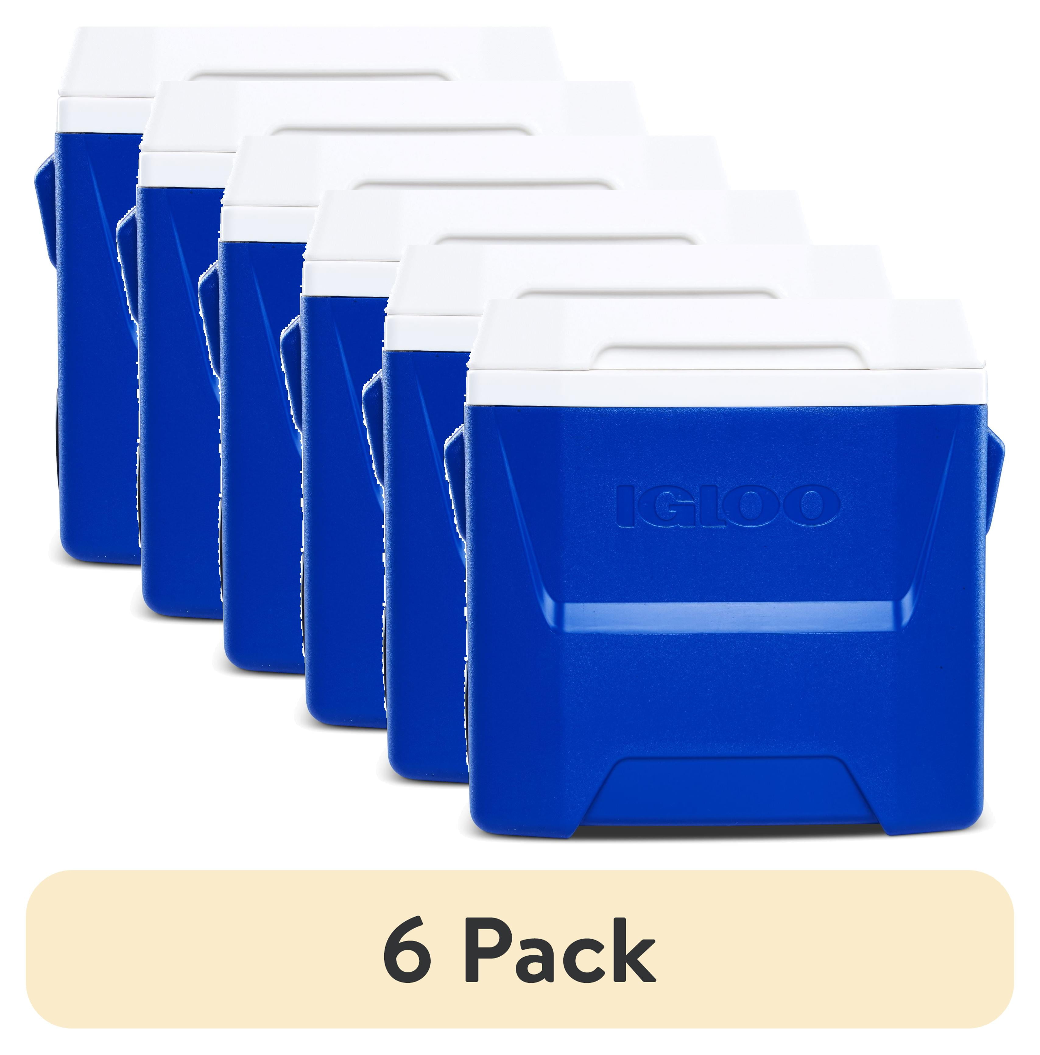 (6 pack) Igloo 16 QT Laguna Ice Chest Cooler with Wheels, Blue - Walmart.com