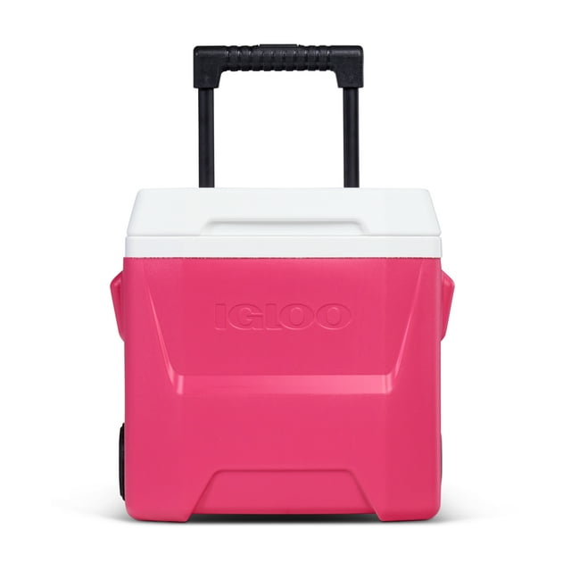 Igloo 16 QT. Laguna Roller Ice Chest Cooler with Wheels - Pink ...