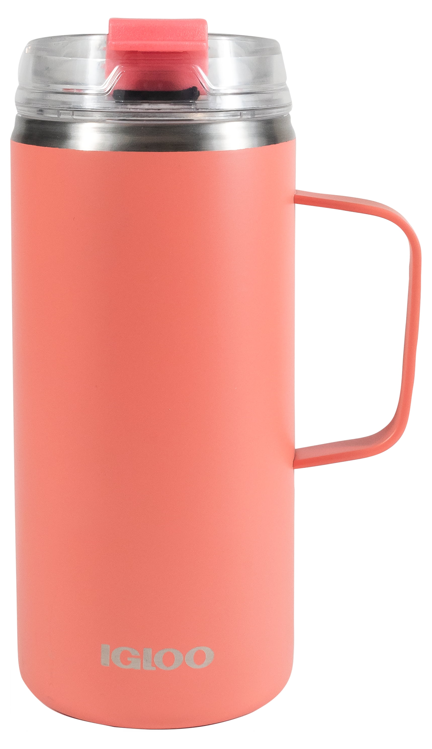 Igloo 18 Ounce Stainless Steel Camp Mug Fraser Cap Pink Solid - Walmart.com