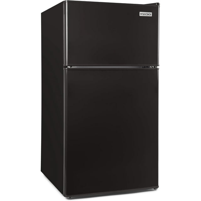 Igloo 3.2 Cu.Ft. Double Door Compact Refrigerator with Freezer - Slide ...