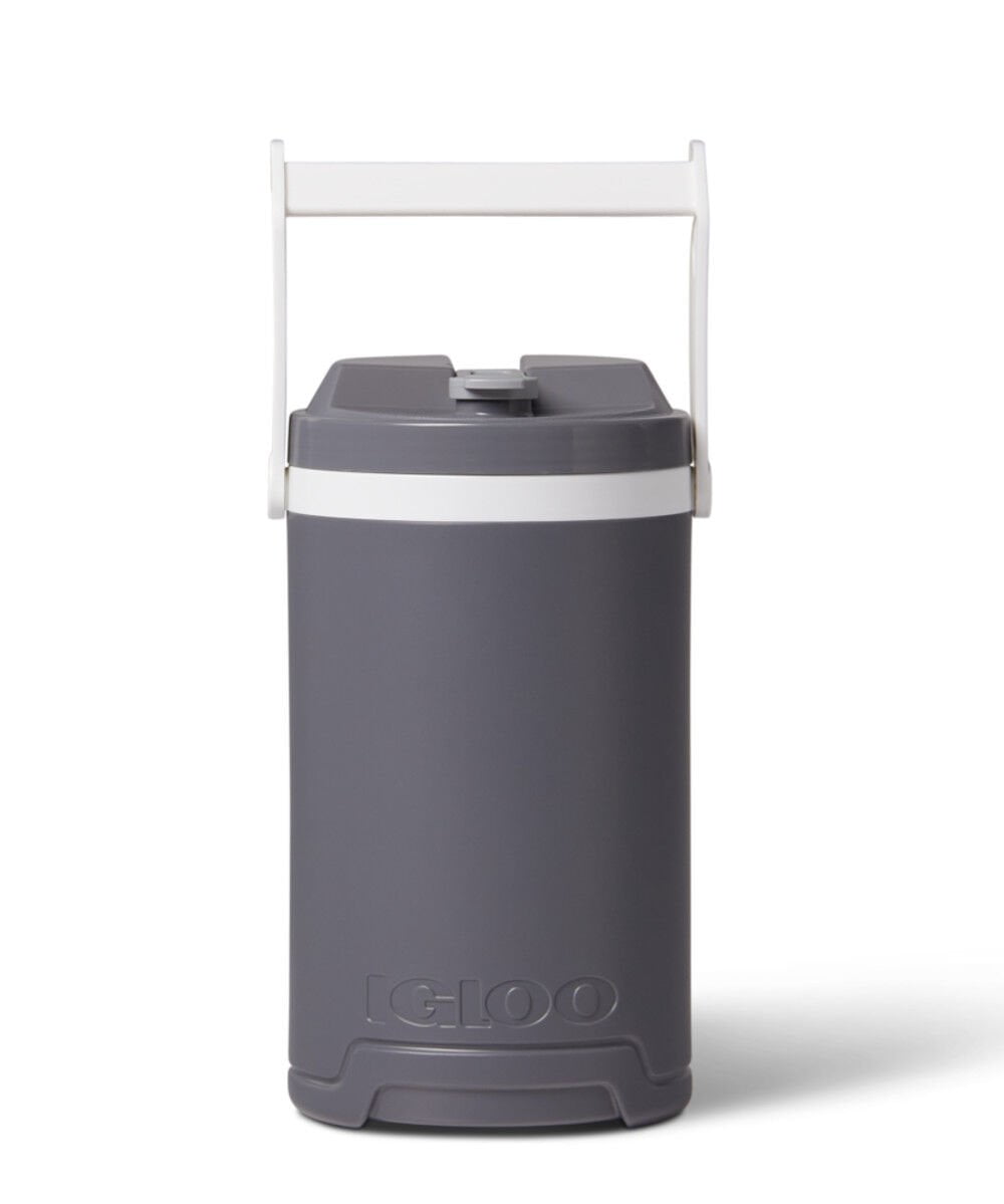 Igloo Water Jug 1 Gallon Fully Insulated Grey Cooler with Wide Opening ...