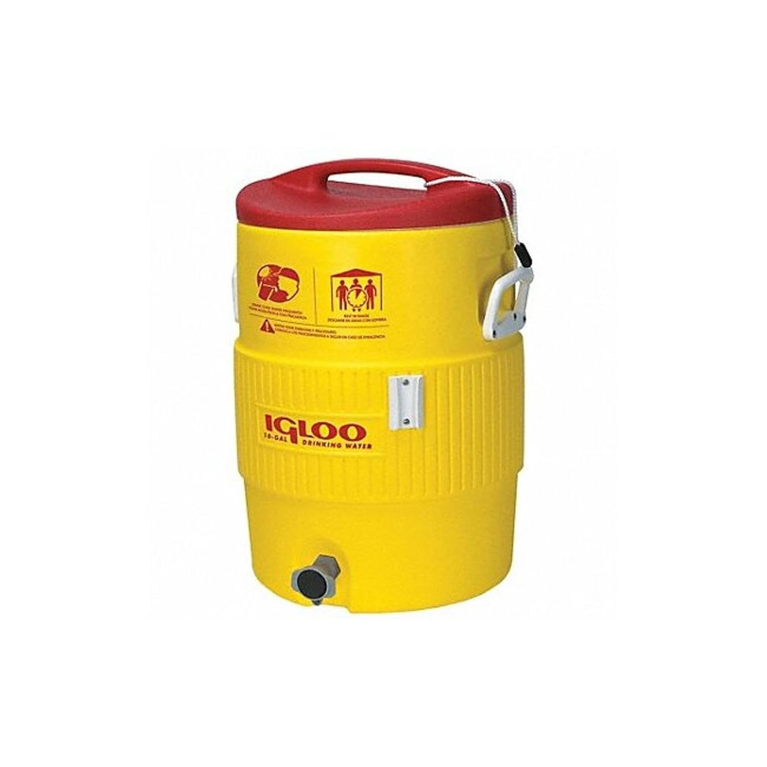 Igloo 385-48153 Heat Stress Solution Water Coolers, 5 gal, Red/Yellow ...