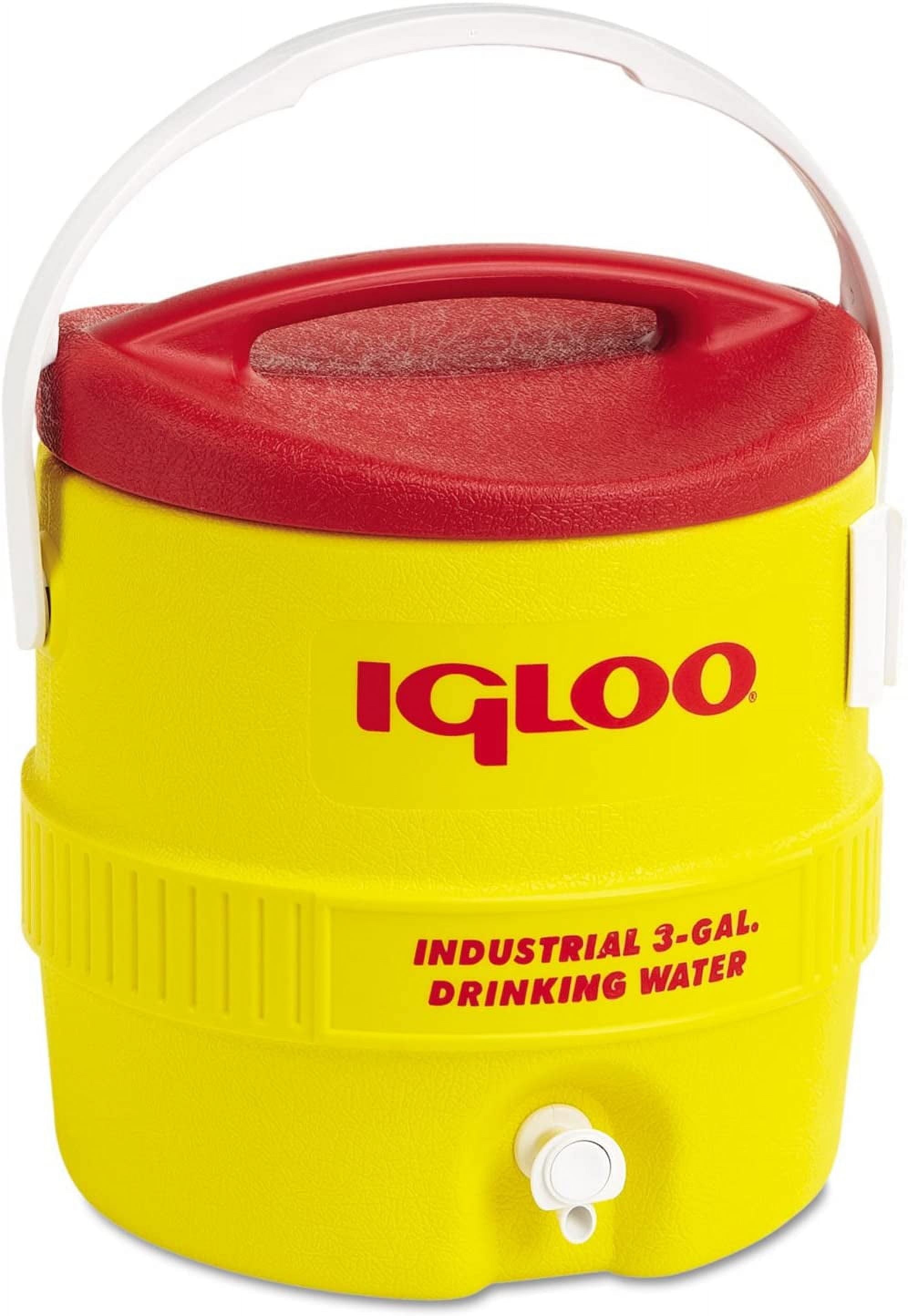 Igloo Industrial Water Cooler 3 gal. Red/Yellow - Walmart.com