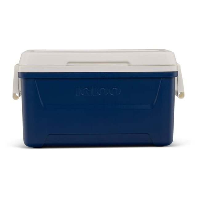 Igloo 48 QT Laguna Cooler with Hard Sided & Cool Riser Technology, Navy - Stain & Odor Resistant ...
