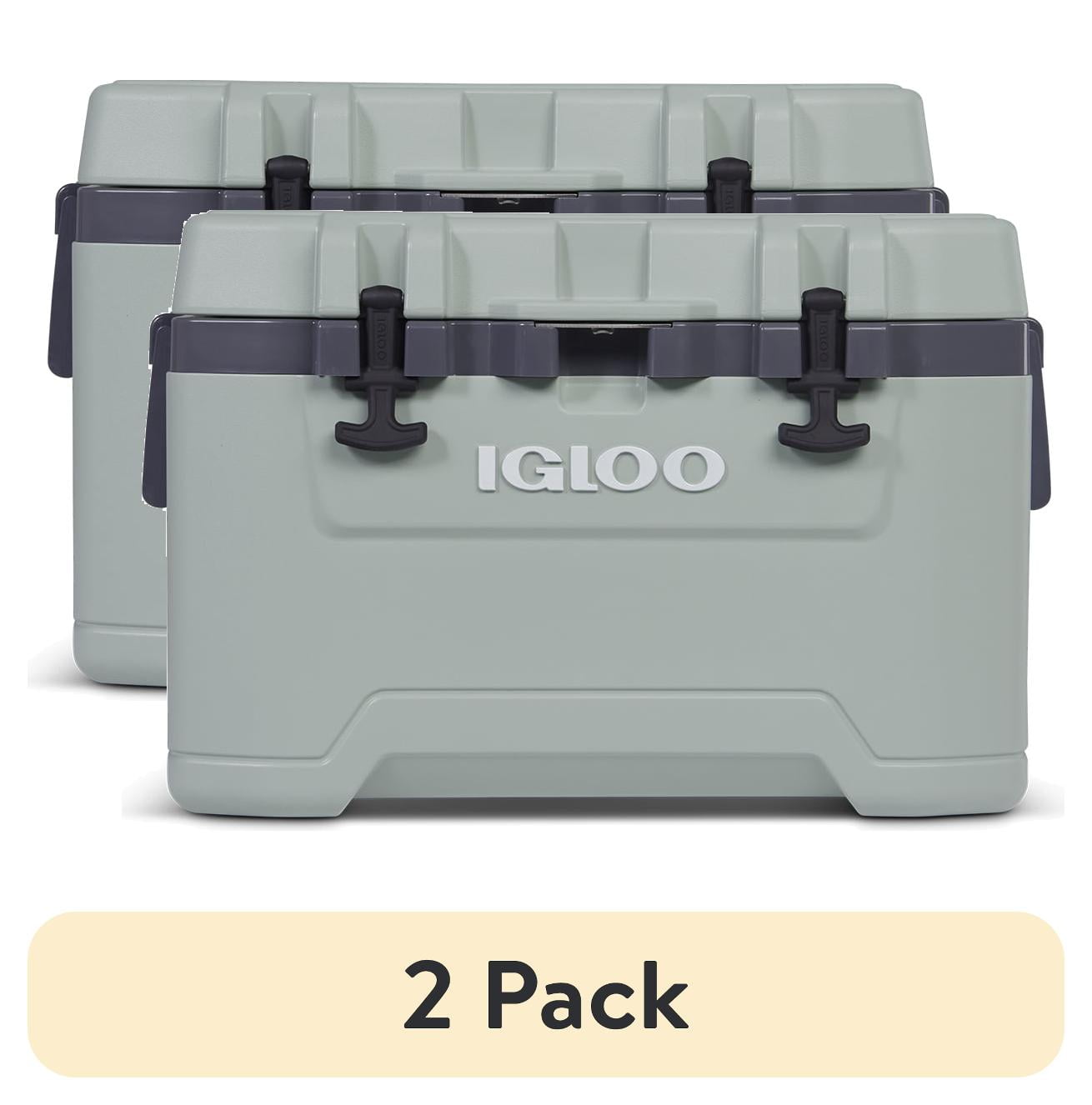 (2 pack) Igloo 50 QT Overland Ice Chest Cooler, Green - Walmart.com