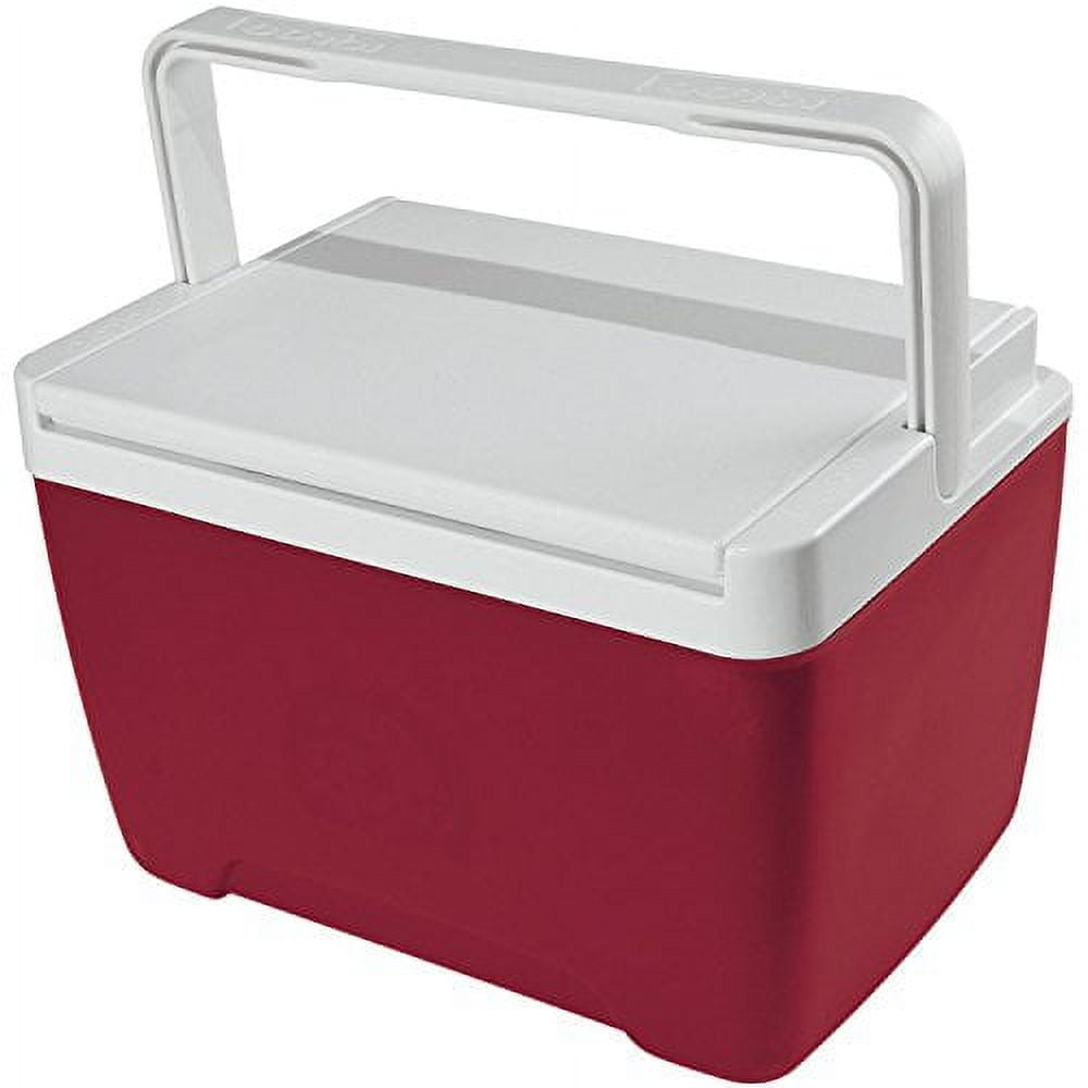 Igloo 9 qt. Hard Sided Ice Chest Cooler, Red and White - Walmart.com
