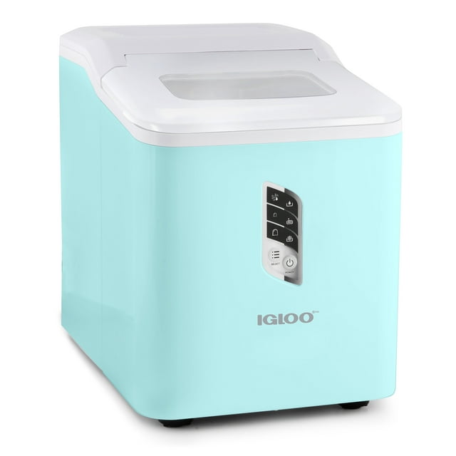 Igloo Automatic Self-Cleaning 26-Pound Ice Maker, Countertop Size, Large or Small Ice Cubes, LED ...