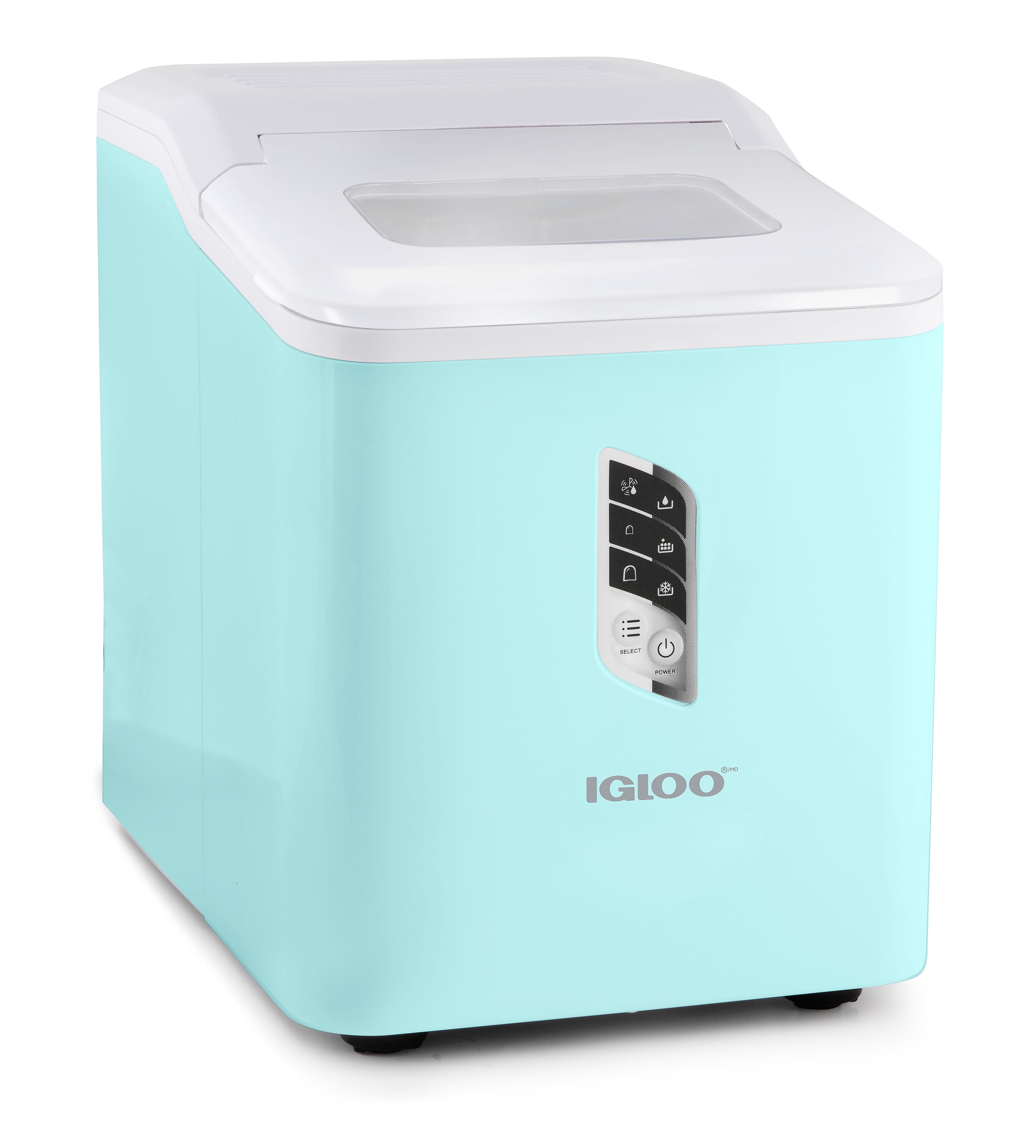 Igloo Automatic Self-Cleaning 26-Pound Ice Maker, Countertop Size, Large or Small Ice Cubes, LED ...