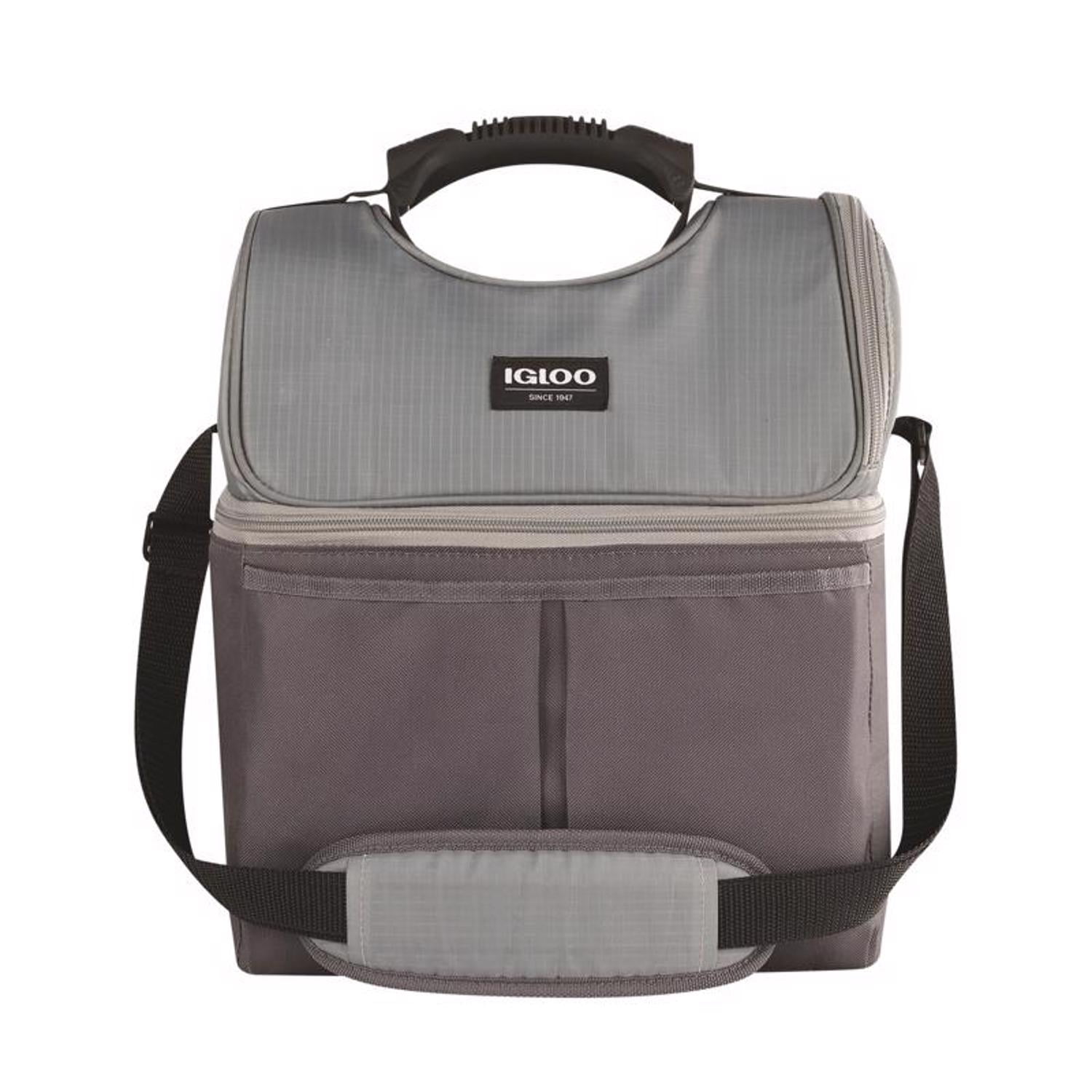 Igloo Gripper Gray 22 cans Lunch Bag Cooler - Walmart.com