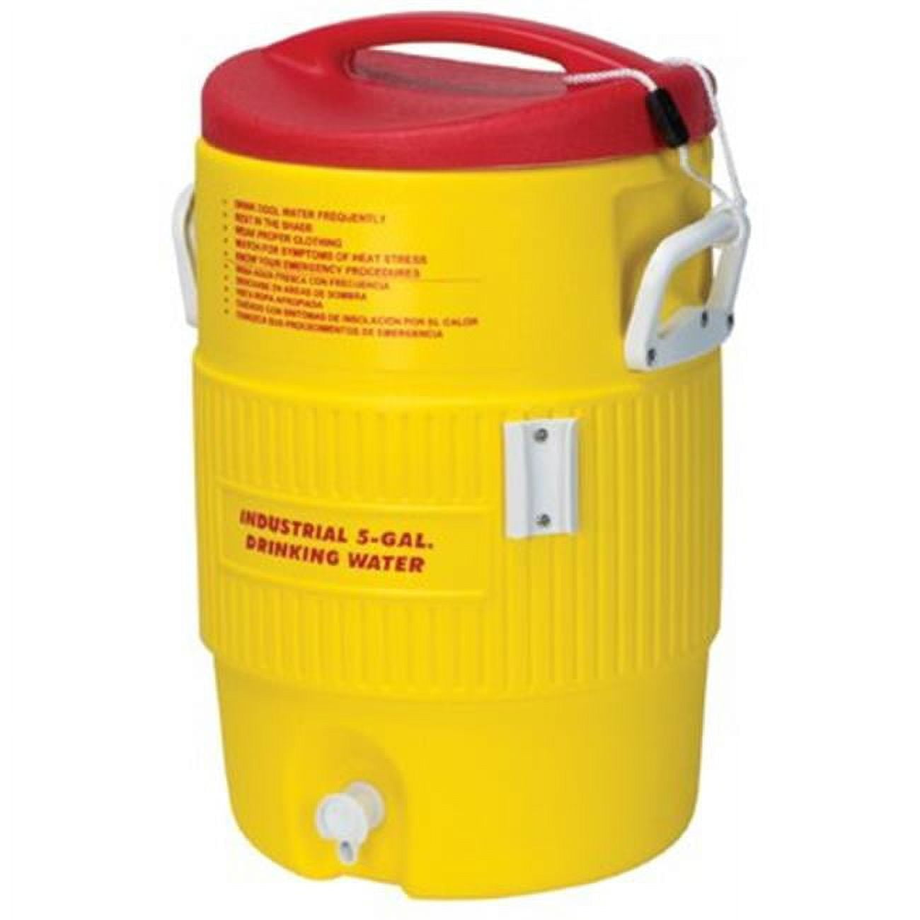 Igloo Heat Stress Solution Water Coolers, 5 Gallon, Red and Yellow - 1 ...
