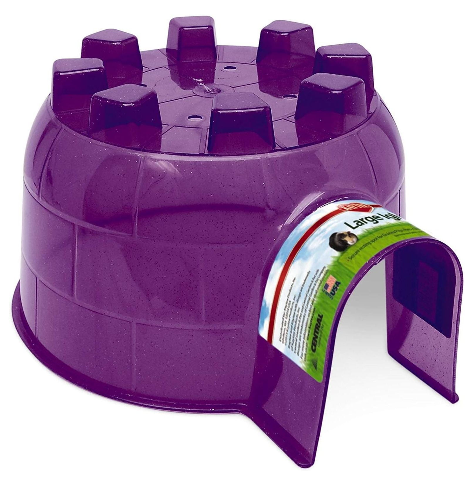 Igloo Hideouts 3-Pack, Large Animal Shelter - Guinea Pig, Rabbit ...