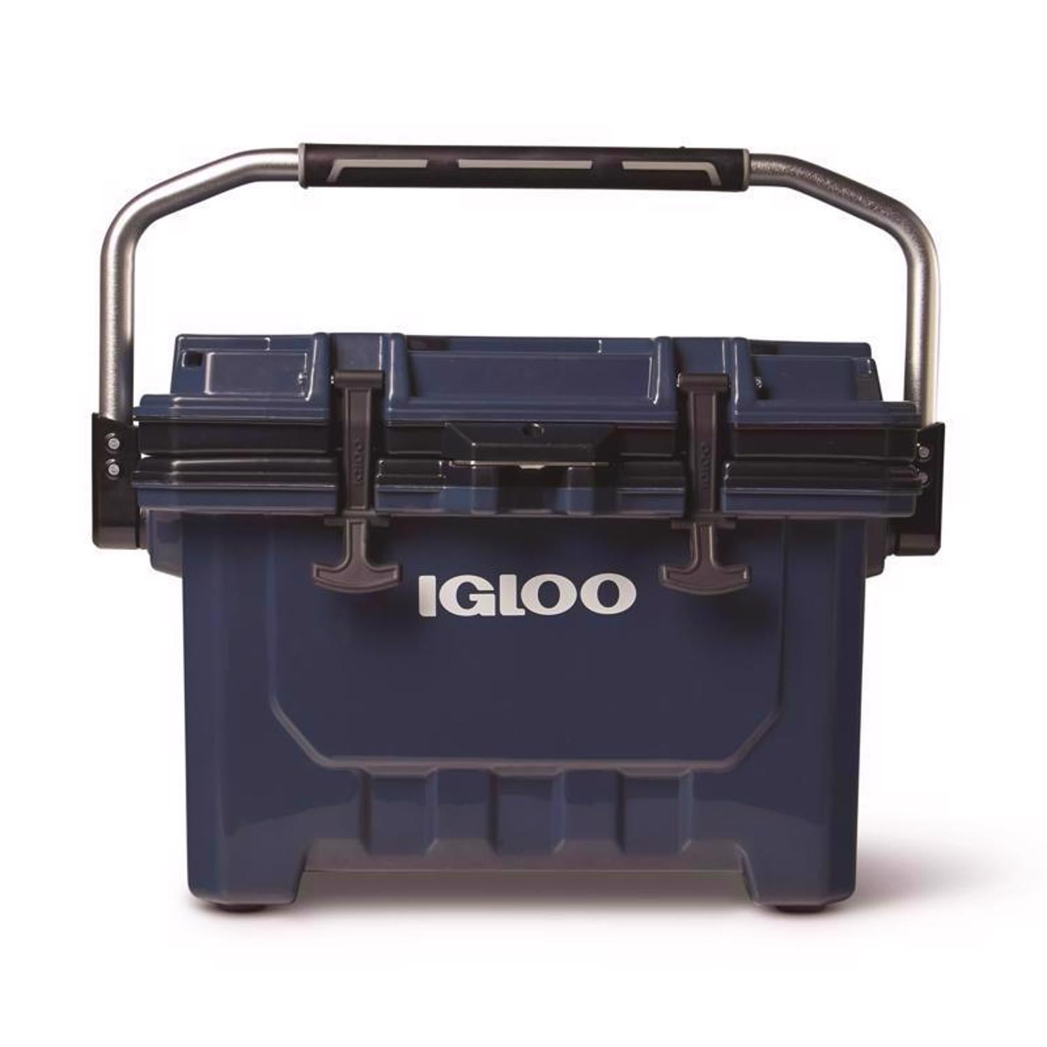 Igloo IMX 24 qt. Rugged Blue Hard Sided Cooler, Lightweight, Heavy-Duty ...