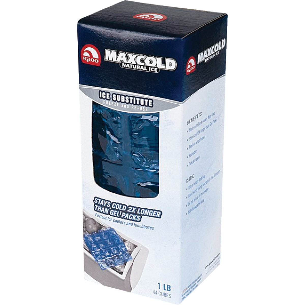 Igloo Maxcold 1 Lb. Blue Ice Cube Sheet 25078 - Walmart.com