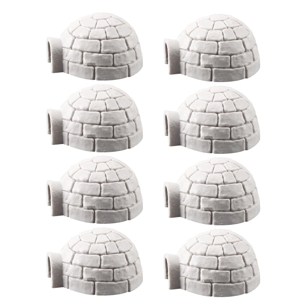 Igloo Model Sand Table Decorations Statue Resin Child White 3.80X3.80X2 ...