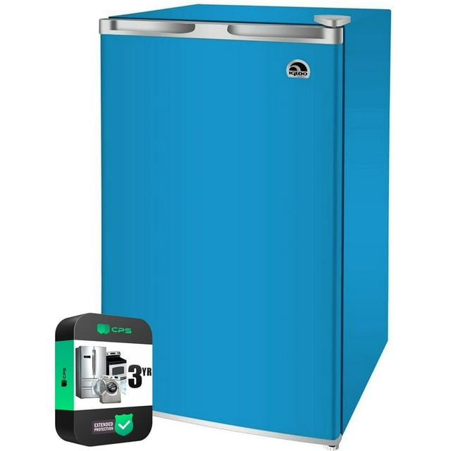 Igloo/RCA RFR320-BLUE-COM 3.2 CU Ft Compact Fridge Blue Bundle with 3 ...