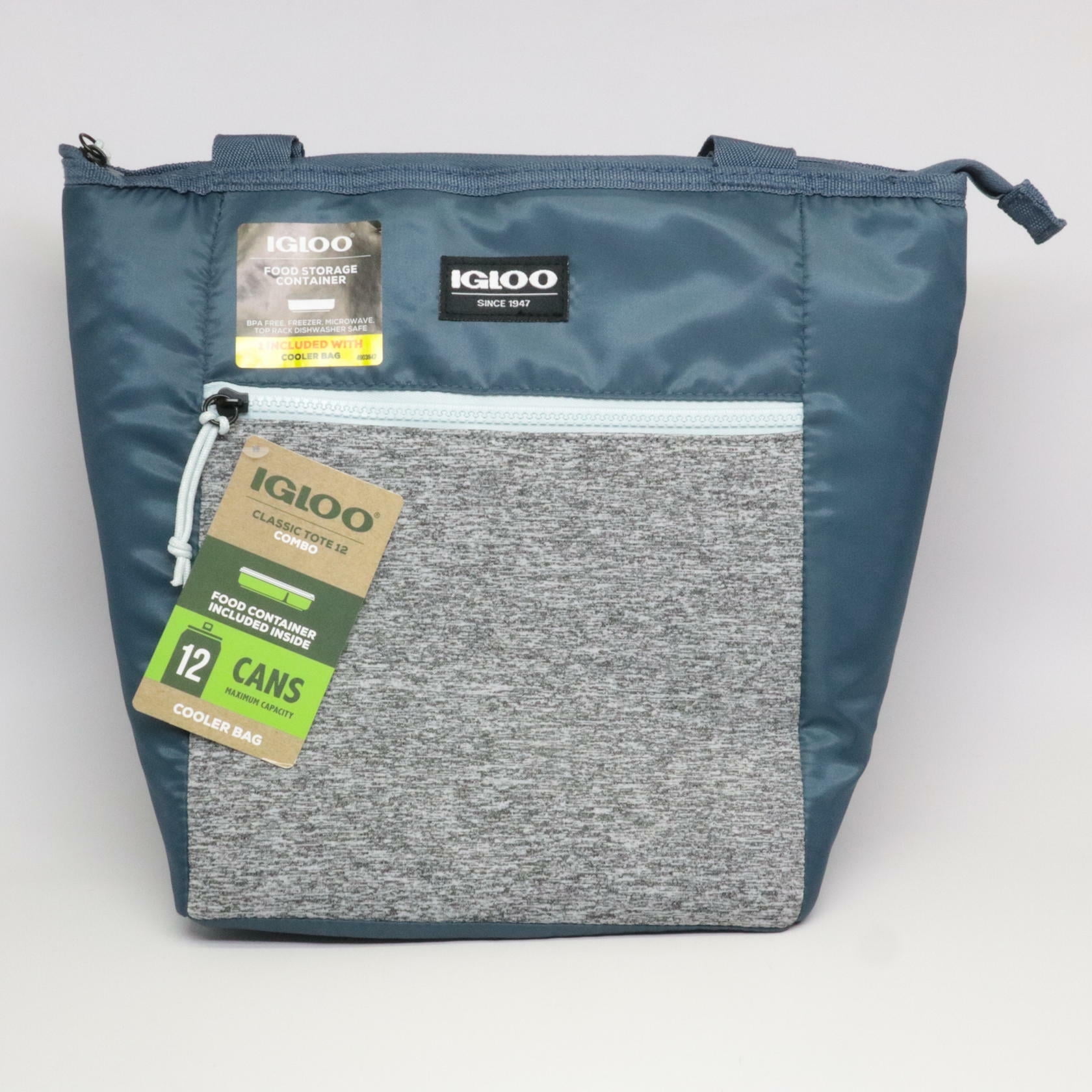 Igloo Repreve Active Classic Lunch Bag with Pack In - Blue Sea/Mist ...