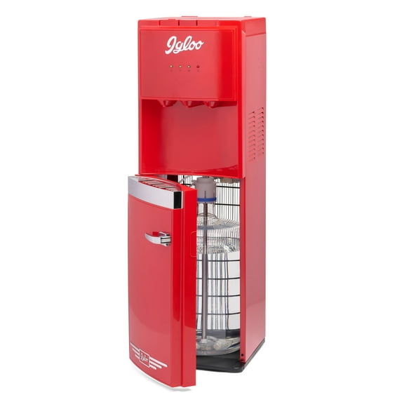Igloo Retro Hot, Cold & Room Temperature Bottom-Load Water Dispenser ...