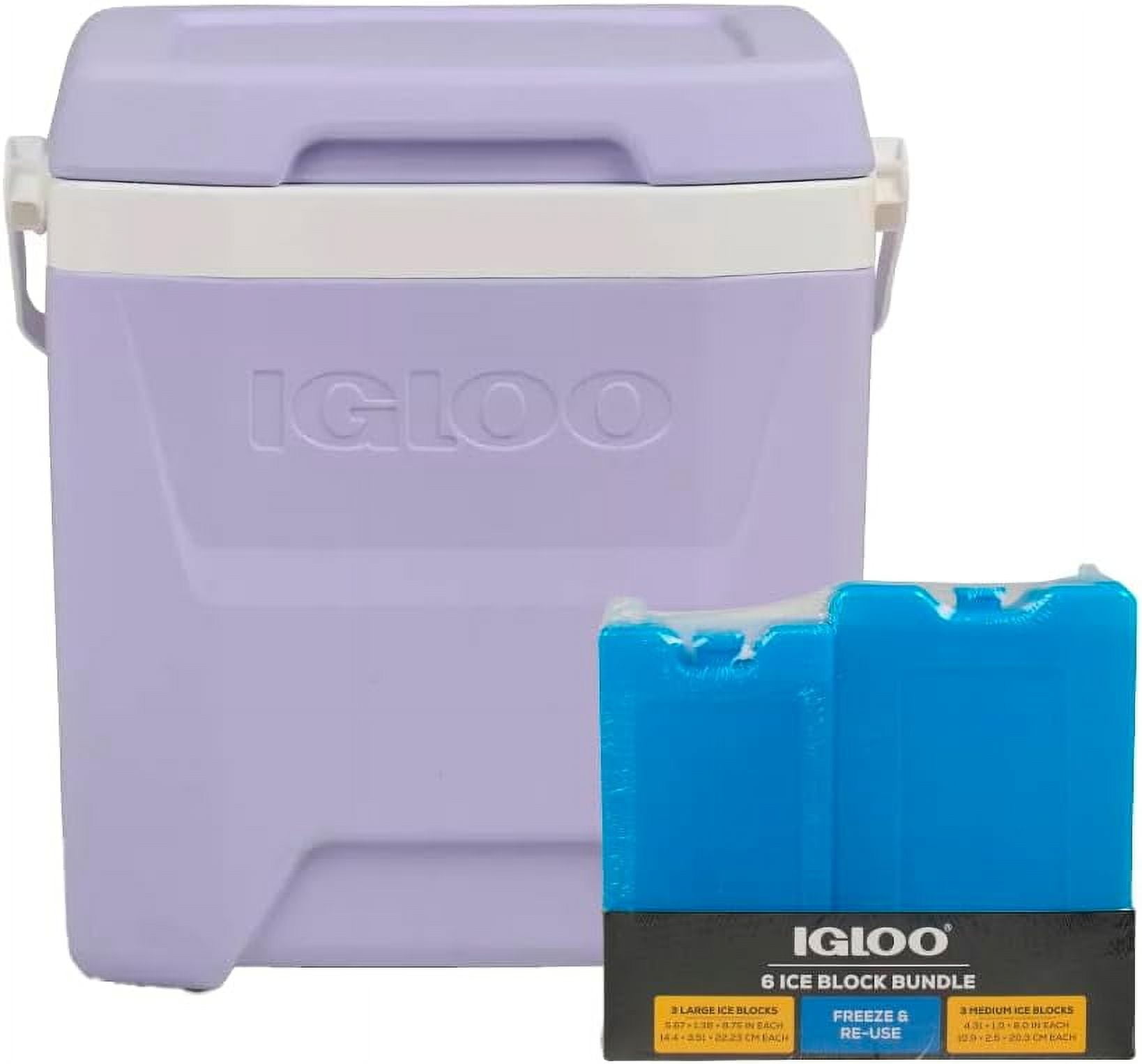 Igloos Cooler Sided Ice Chest, Insulated Portable Cooler, Heavy-Duty ...