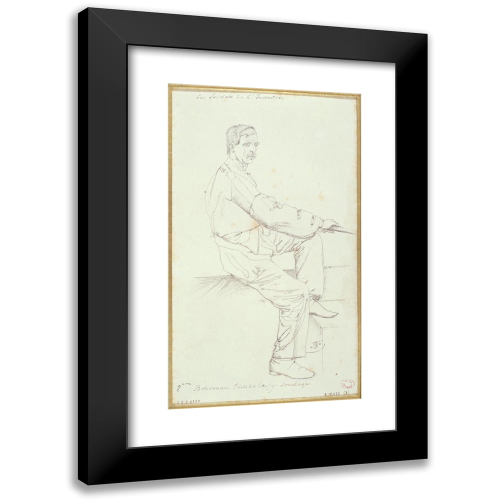 Ignace François Bonhomme 10x14 Black Modern Framed Museum Art Print ...