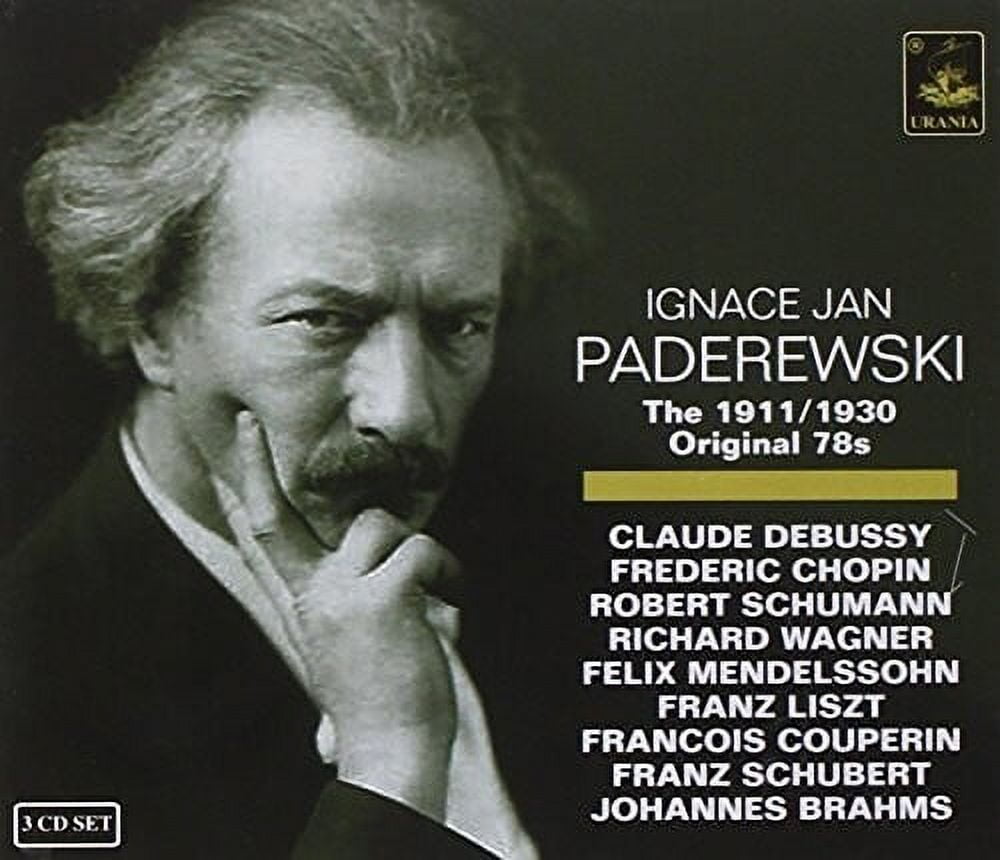 Ignace Jan Paderewski - 78RPM 1911-1930 - Music & Performance - CD ...