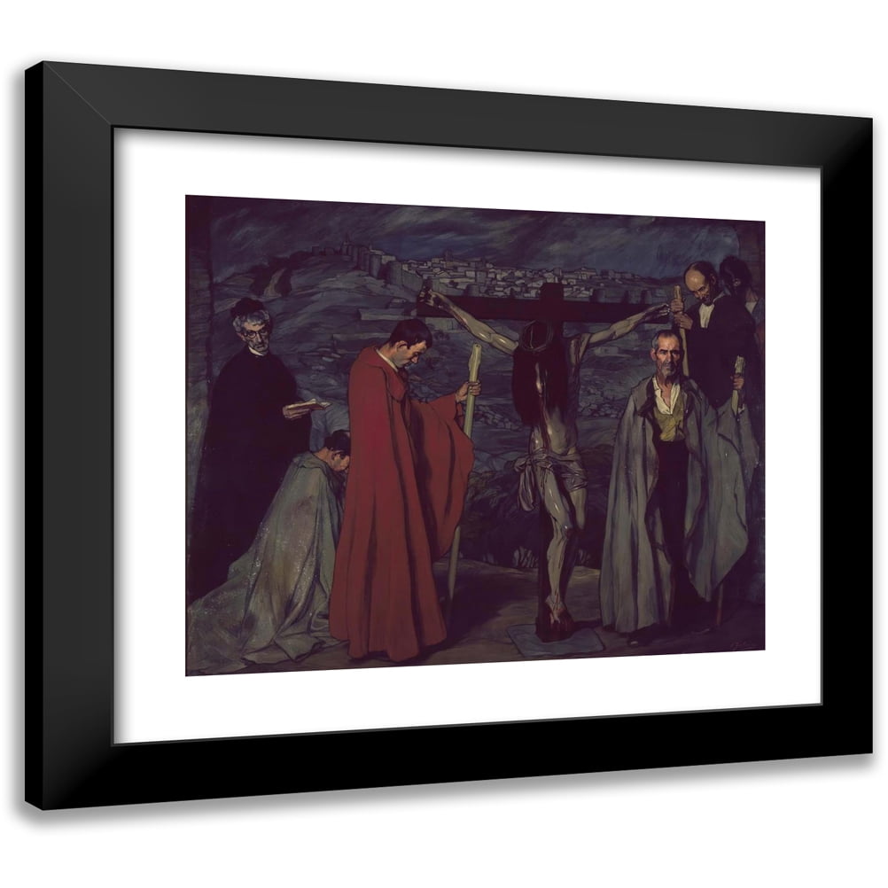 Ignacio Zuloaga 17x15 Black Modern Framed Museum Art Print Titled - The ...