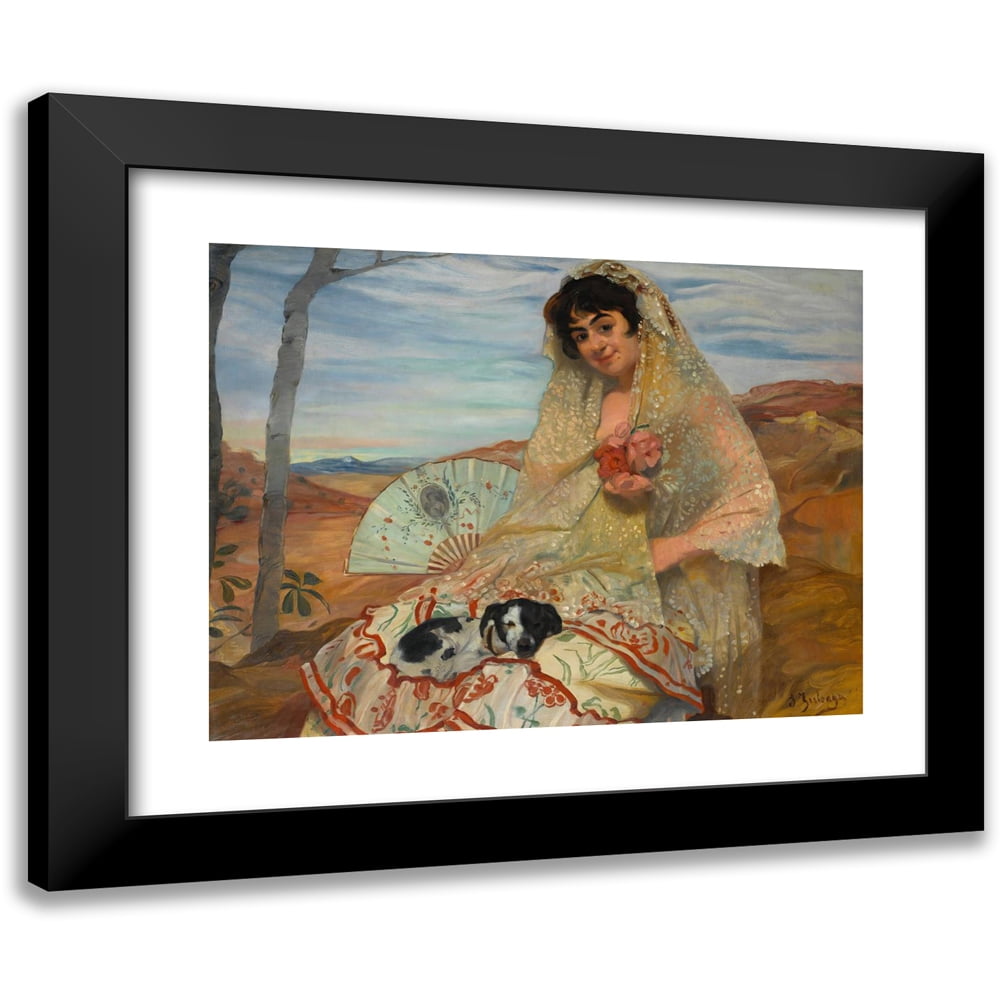 Ignacio Zuloaga 24x19 Black Modern Framed Museum Art Print Titled ...