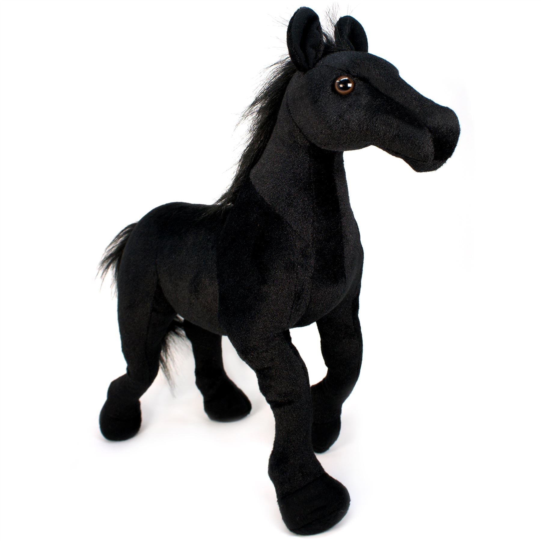 Tiger Tale Toys | Ignacio the Big Black Stallion | 18 Inch Stuffed ...