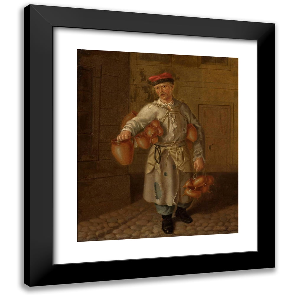 Ignacy Gepner 15x18 Black Modern Framed Museum Art Print Titled ...