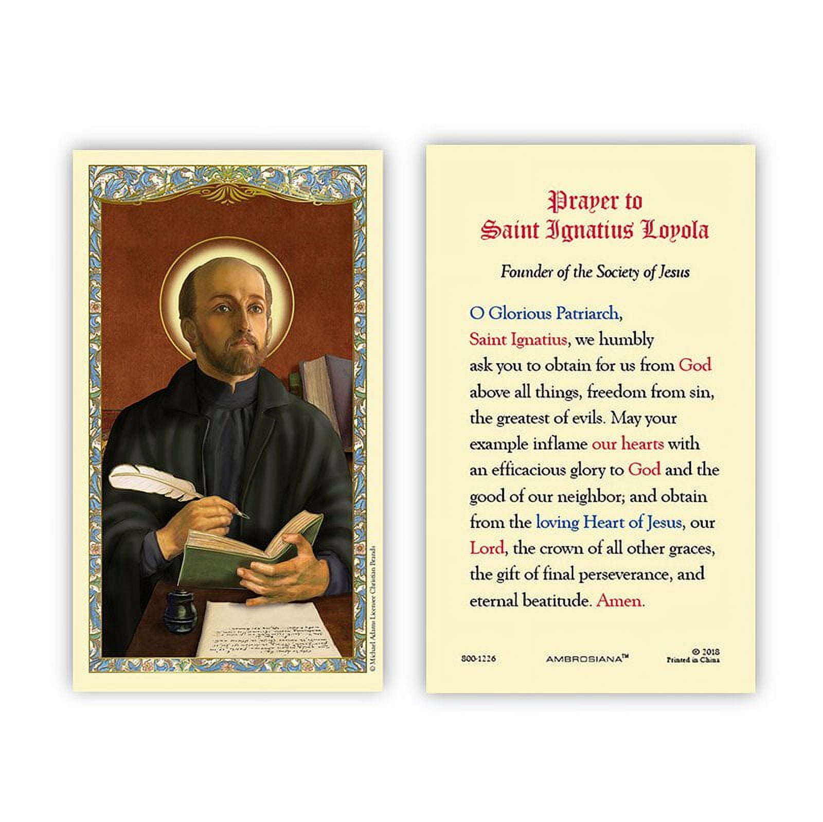 Ignatius Loyola Prayer - Walmart.com
