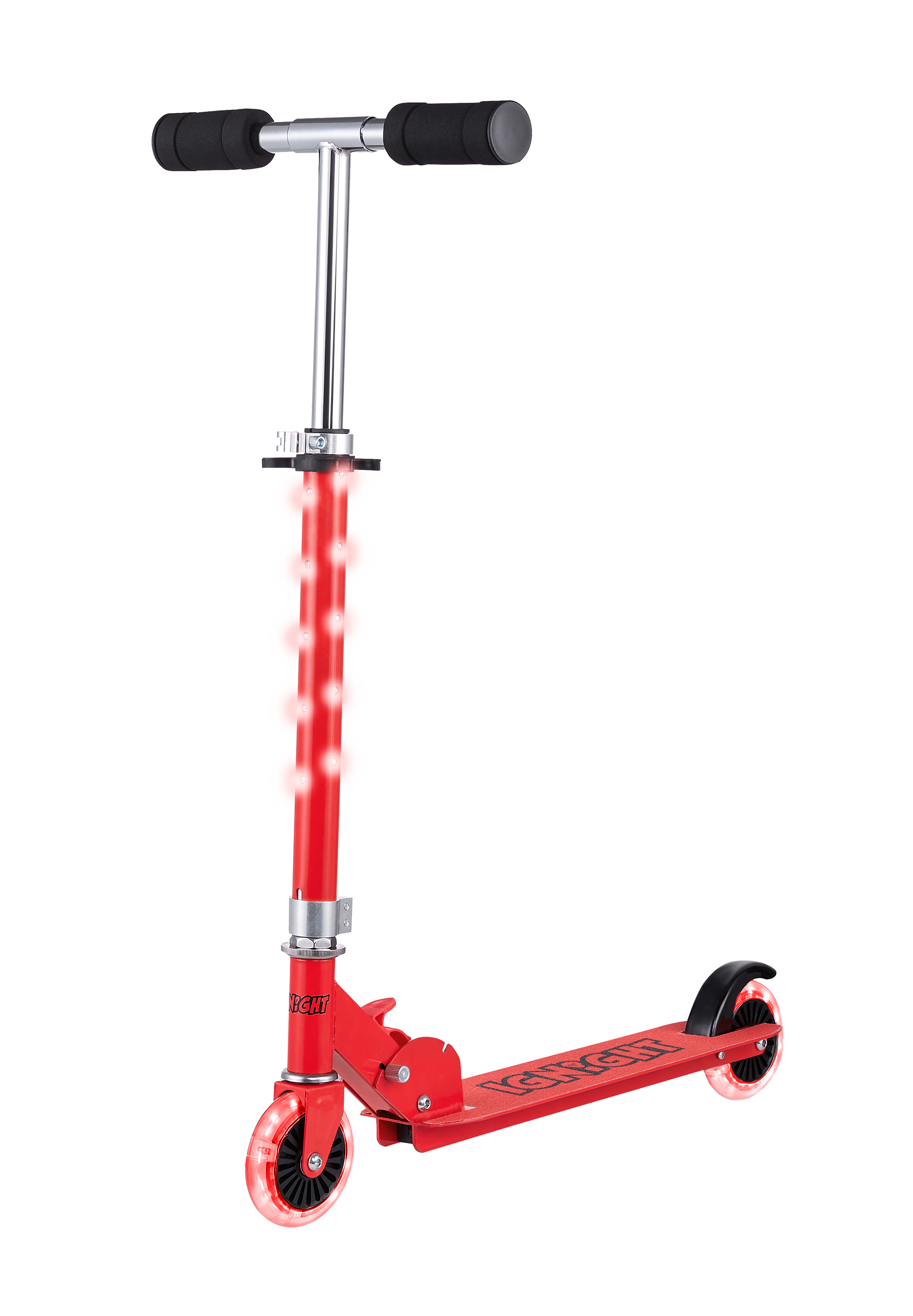 Swagtron K5 3-Wheel Kids Scooter with Light-Up Wheels Height-Adjustable ...
