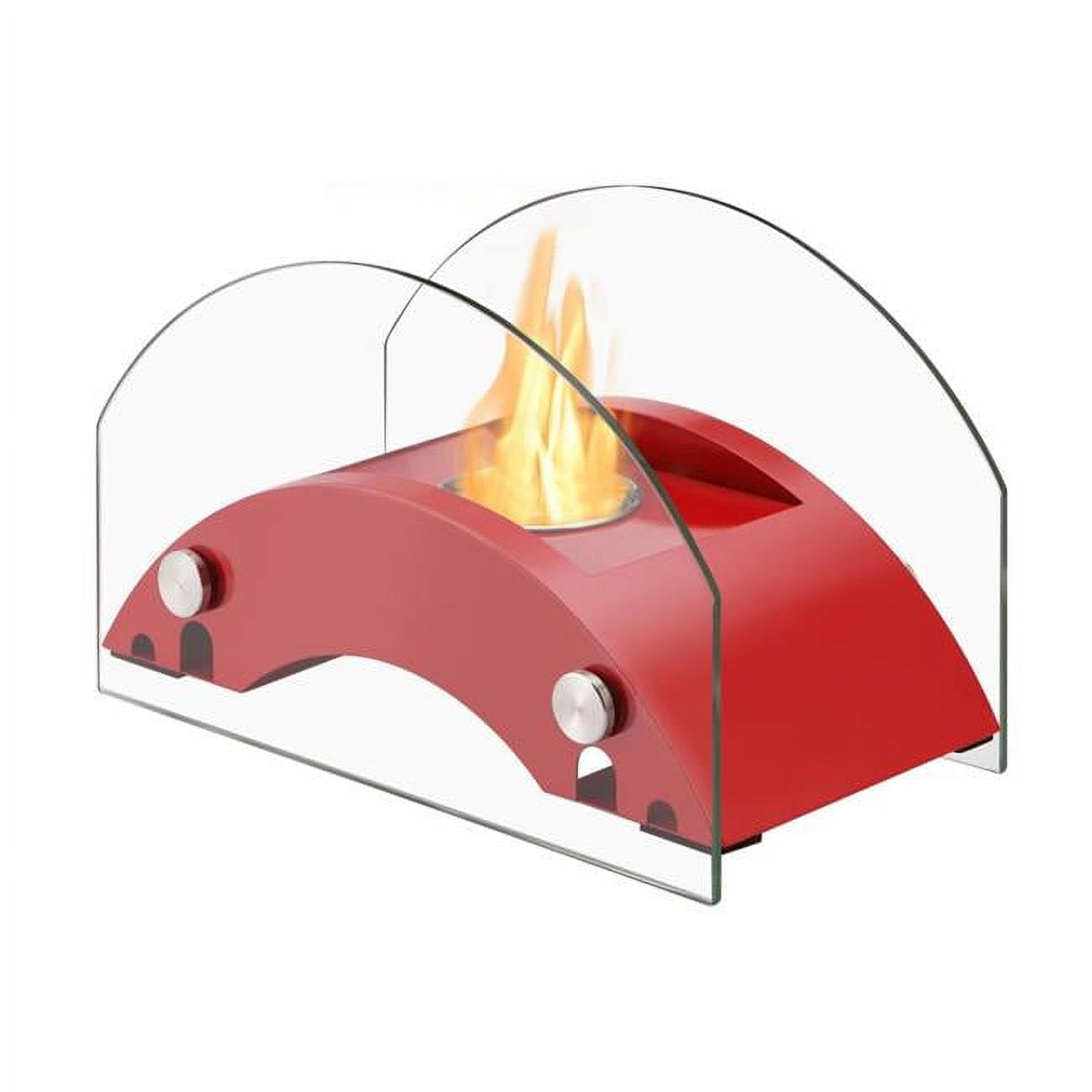 Ignis TTF-056R Harbor Red Tabletop Ventless Ethanol Fireplace - Walmart.com