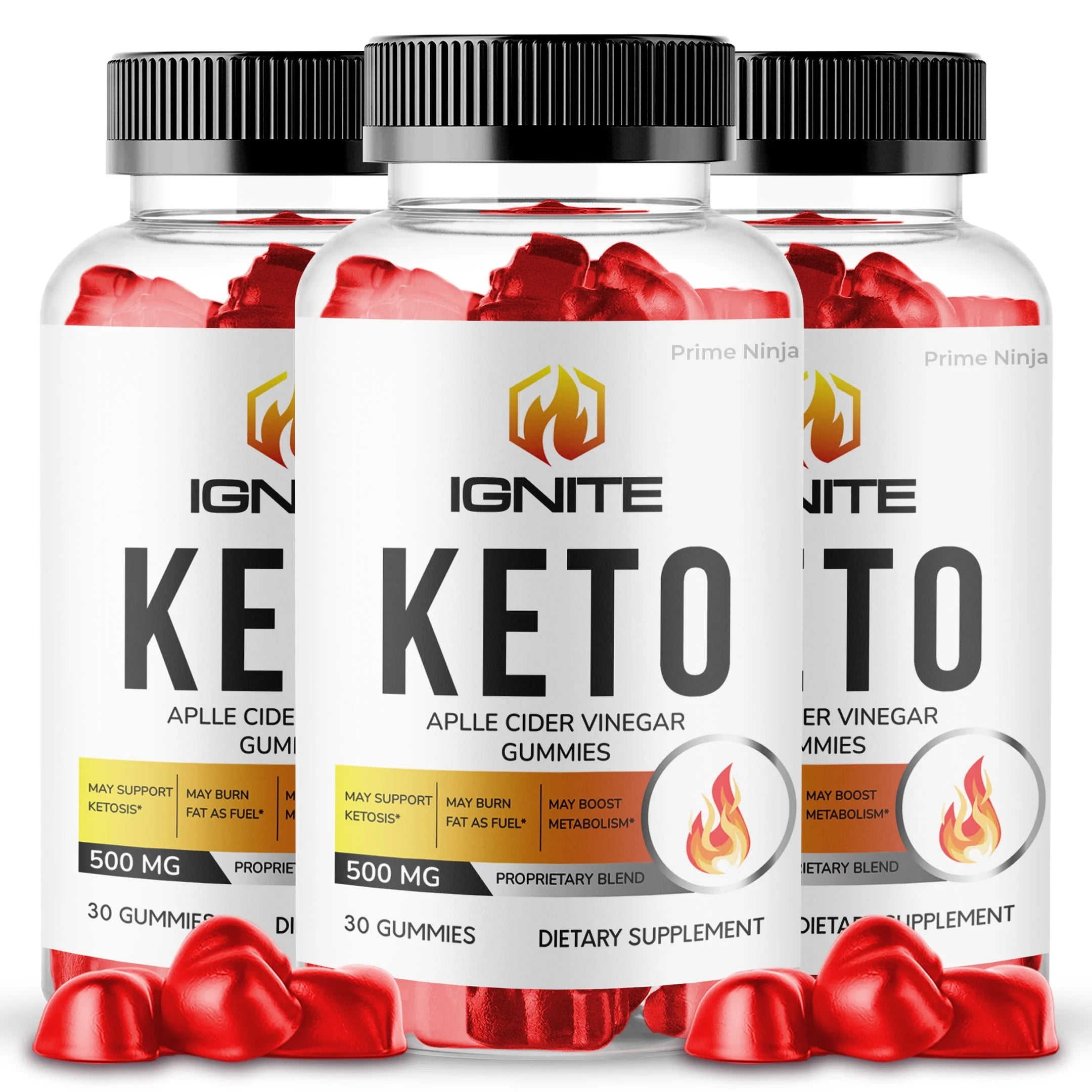 Ignite Keto ACV Gummies, Maximum Strength Formula Apple Cider Vinegar Official For Men and Women ...