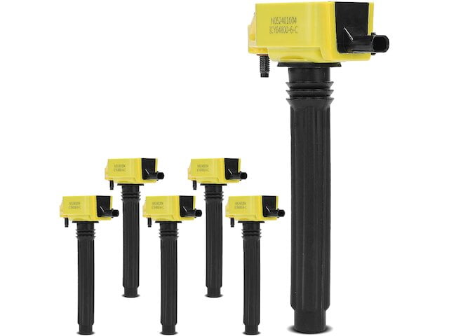 Ignition Coil Kit 6 - Compatible with 2014 - 2023 Ram ProMaster 2500 3 ...