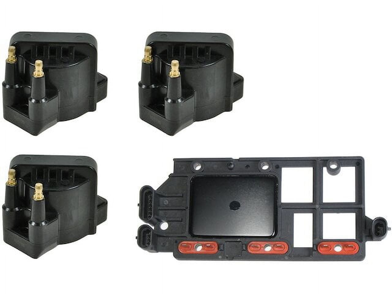 Ignition Coil Set with Control Module 4 Piece - Compatible with 1997 ...