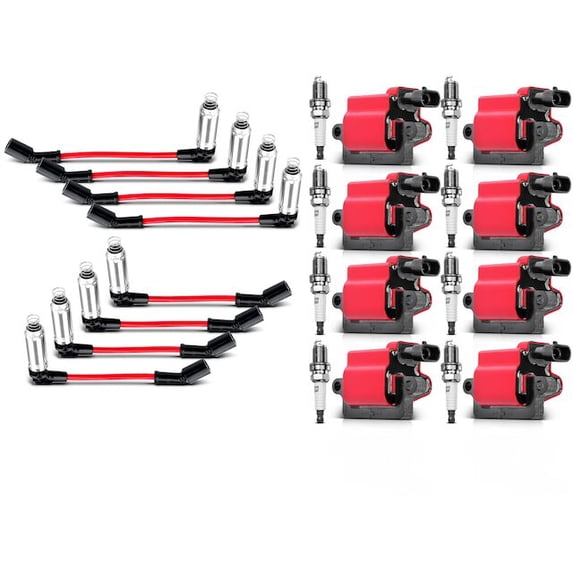 Ignition Coil Set with Spark Plugs 16 - Compatible with 2007 Chevy ...