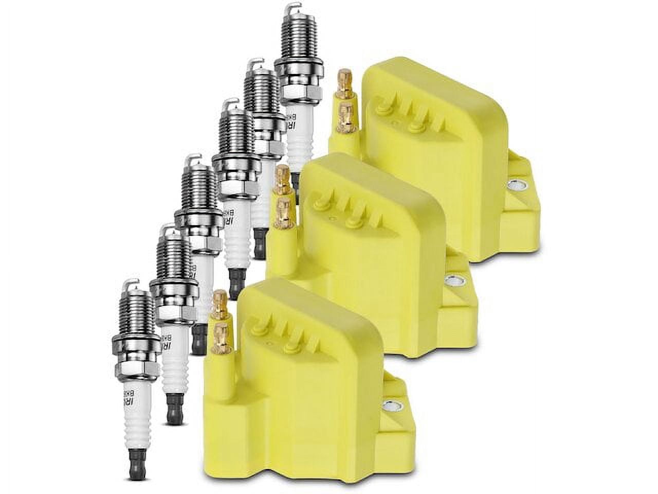 Ignition Coil Set with Spark Plugs 3 - Compatible with 1999 - 2005 ...