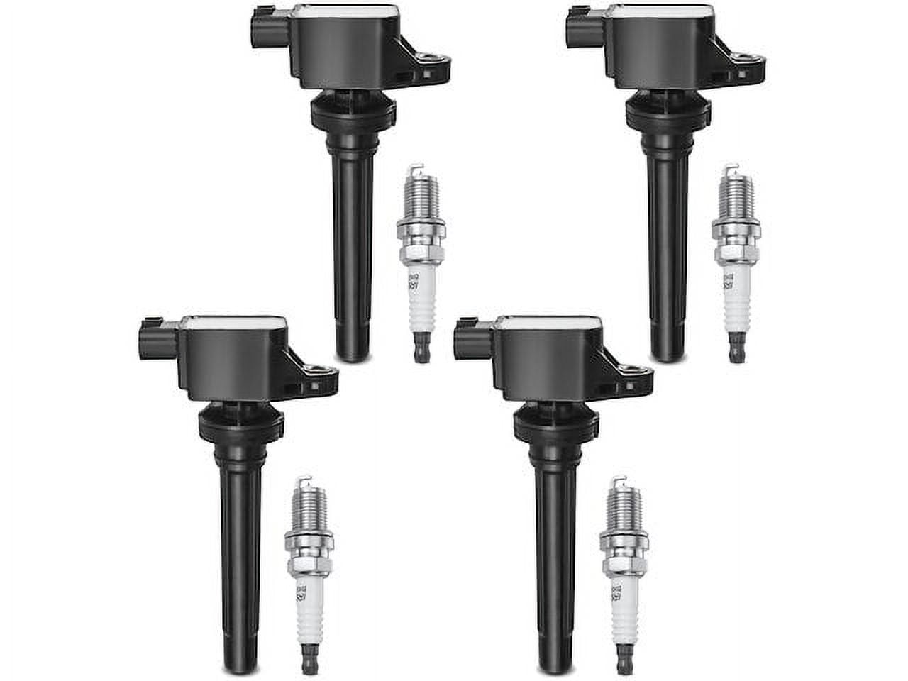 Ignition Coil Set with Spark Plugs 4 - Compatible with 2007 - 2009 ...