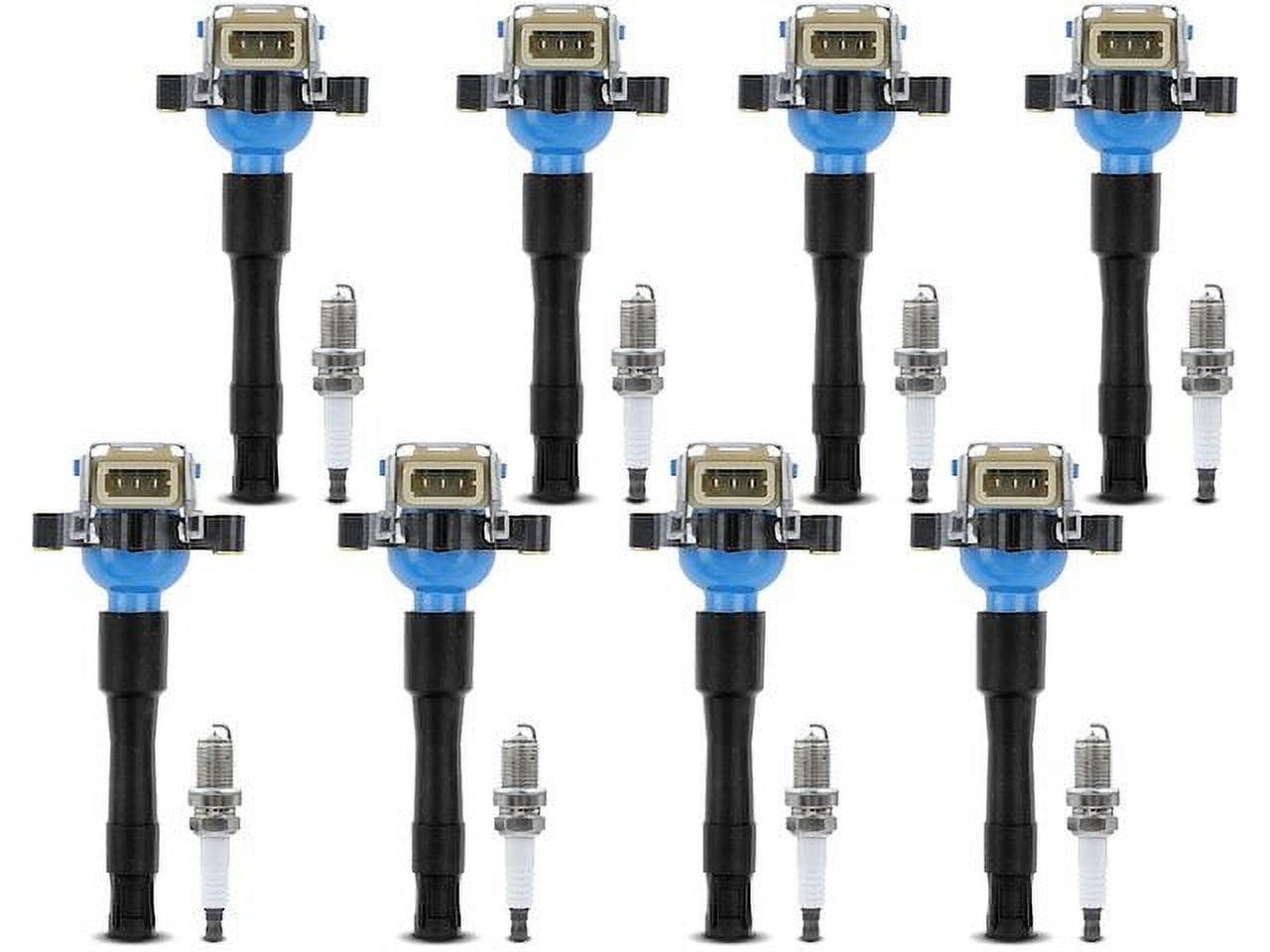Ignition Coil Set with Spark Plugs 8 - Compatible with 1997 - 2001 BMW ...