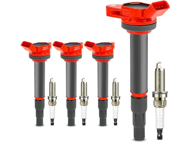 Ignition Coil Set with Spark Plugs 8 - Compatible with 2009 - 2013 ...