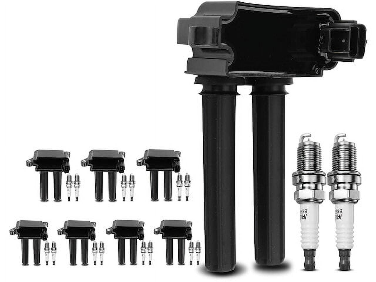 Ignition Coil Set with Spark Plugs 8 - Compatible with 2009 - 2020 ...