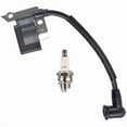 Ignition Coil & Spark Plug Replacement for Ryobi Trimmer Powerhead Fits ...