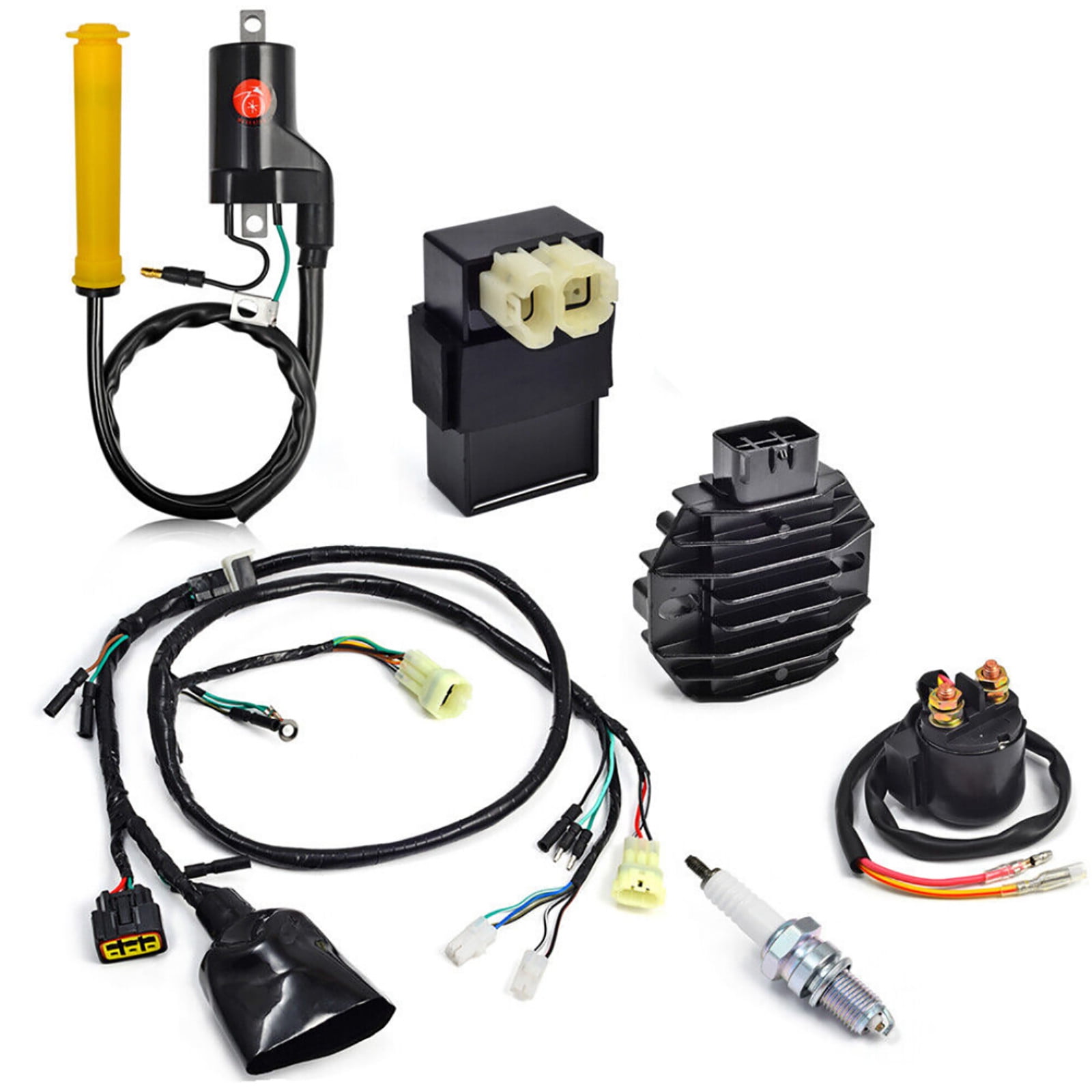 Ignition Coil Spark Plug Wire Harness Assembly for HONDA TRX400EX 1999-2004 32100-HN1-000 ...