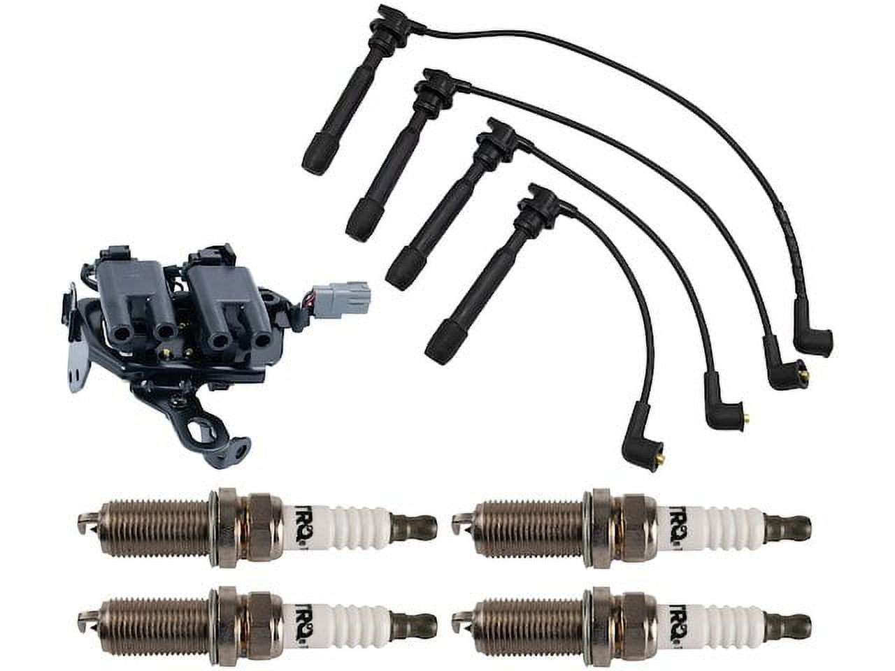 Ignition Coil Spark Plug and Wire Set - 9 Piece - Compatible with 2007 ...