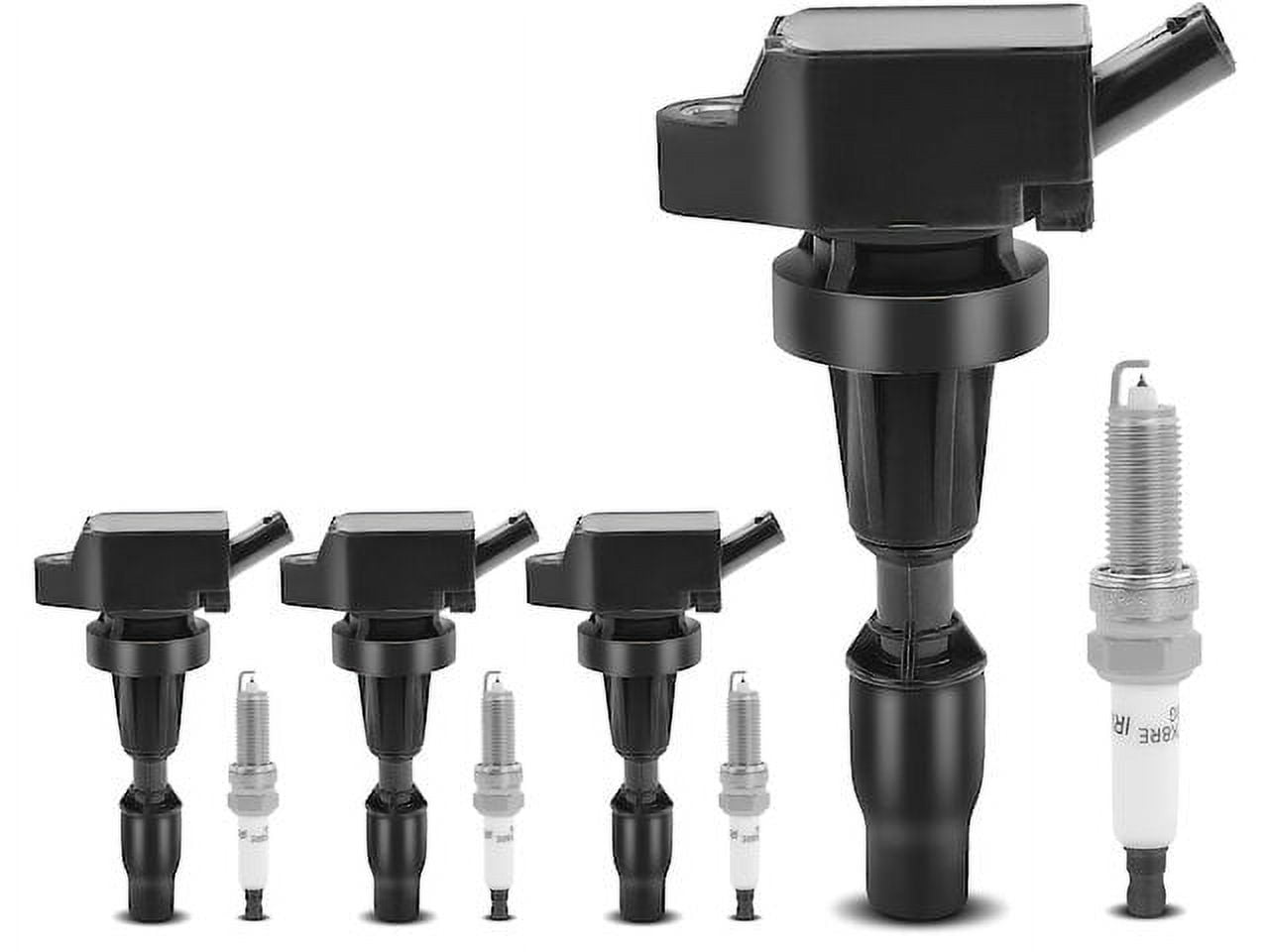 Ignition Coil and Spark Plug Kit 4 - Compatible with 2020 Kia Forte GT ...