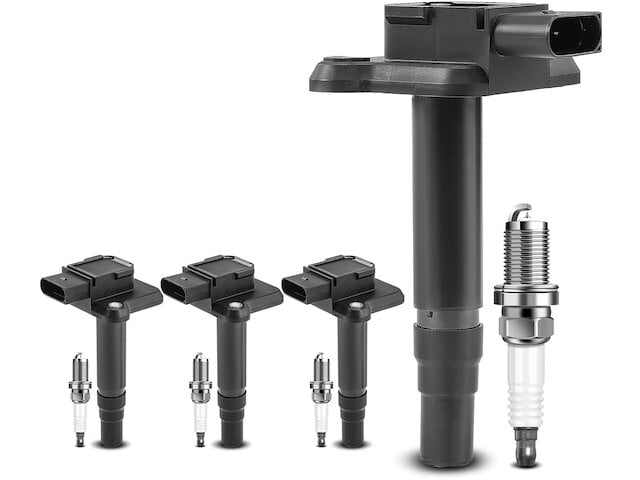 Ignition Coil and Spark Plug Kit 8 - Compatible with 2000 Volkswagen ...