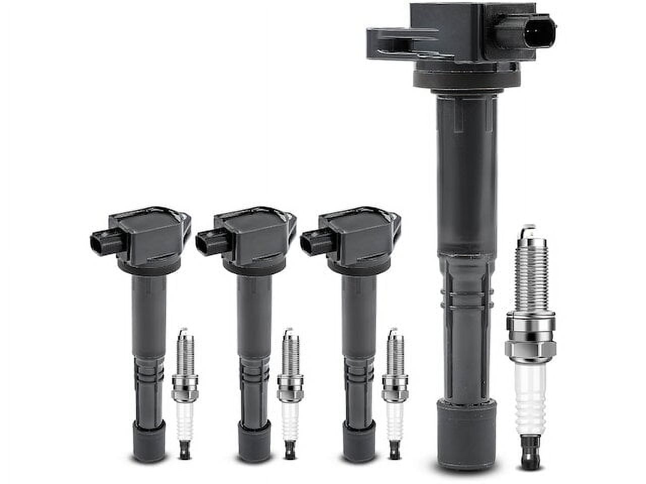 Ignition Coil and Spark Plug Kit 8 - Compatible with 2008 - 2012 Honda ...