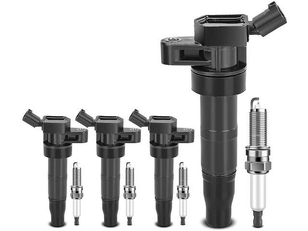 Ignition Coil and Spark Plug Kit 8 - Compatible with 2011 - 2015 Kia ...